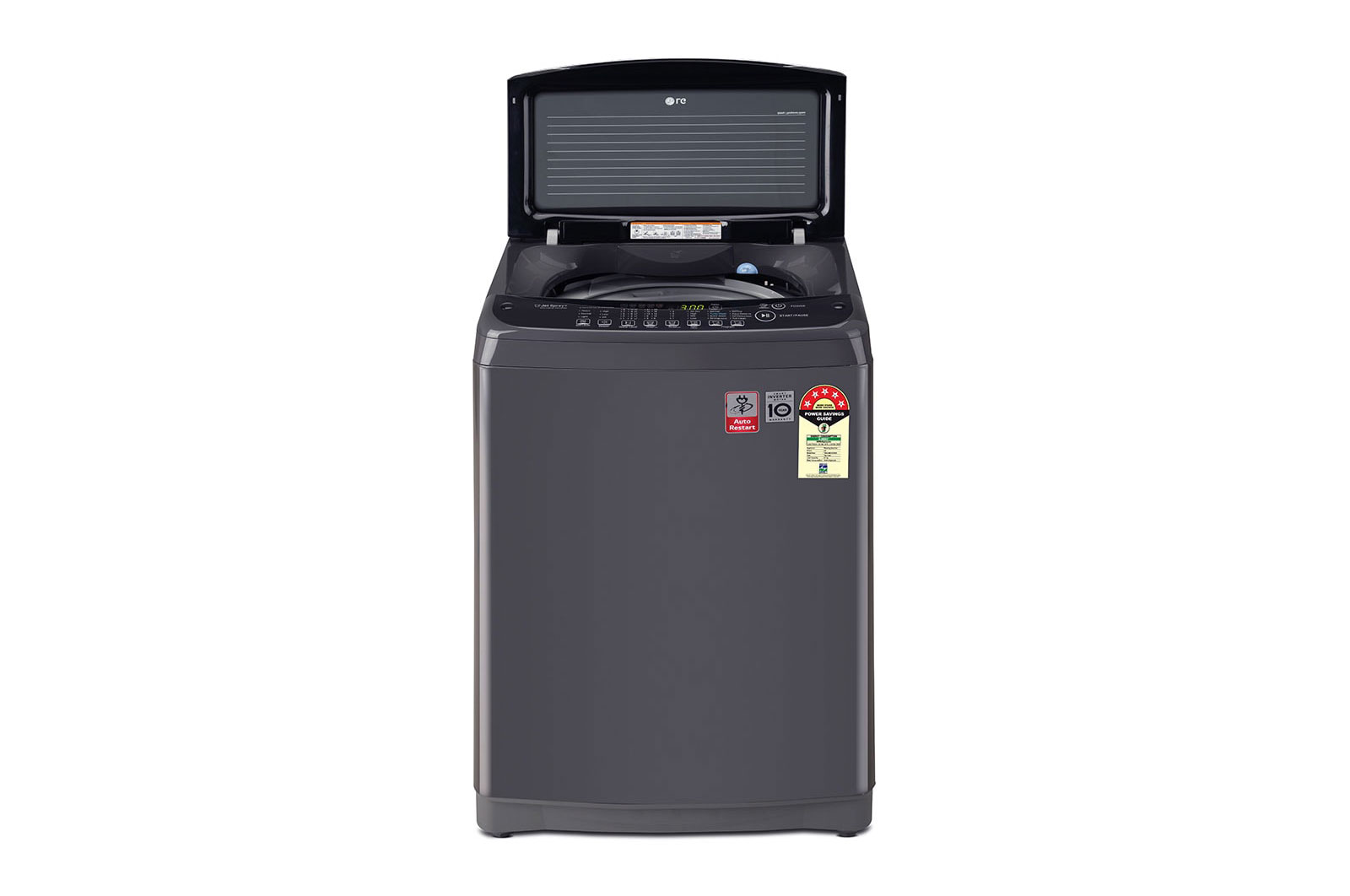 LG 9kg, Top Load Washing Machine in Middle Black | LG Nepal