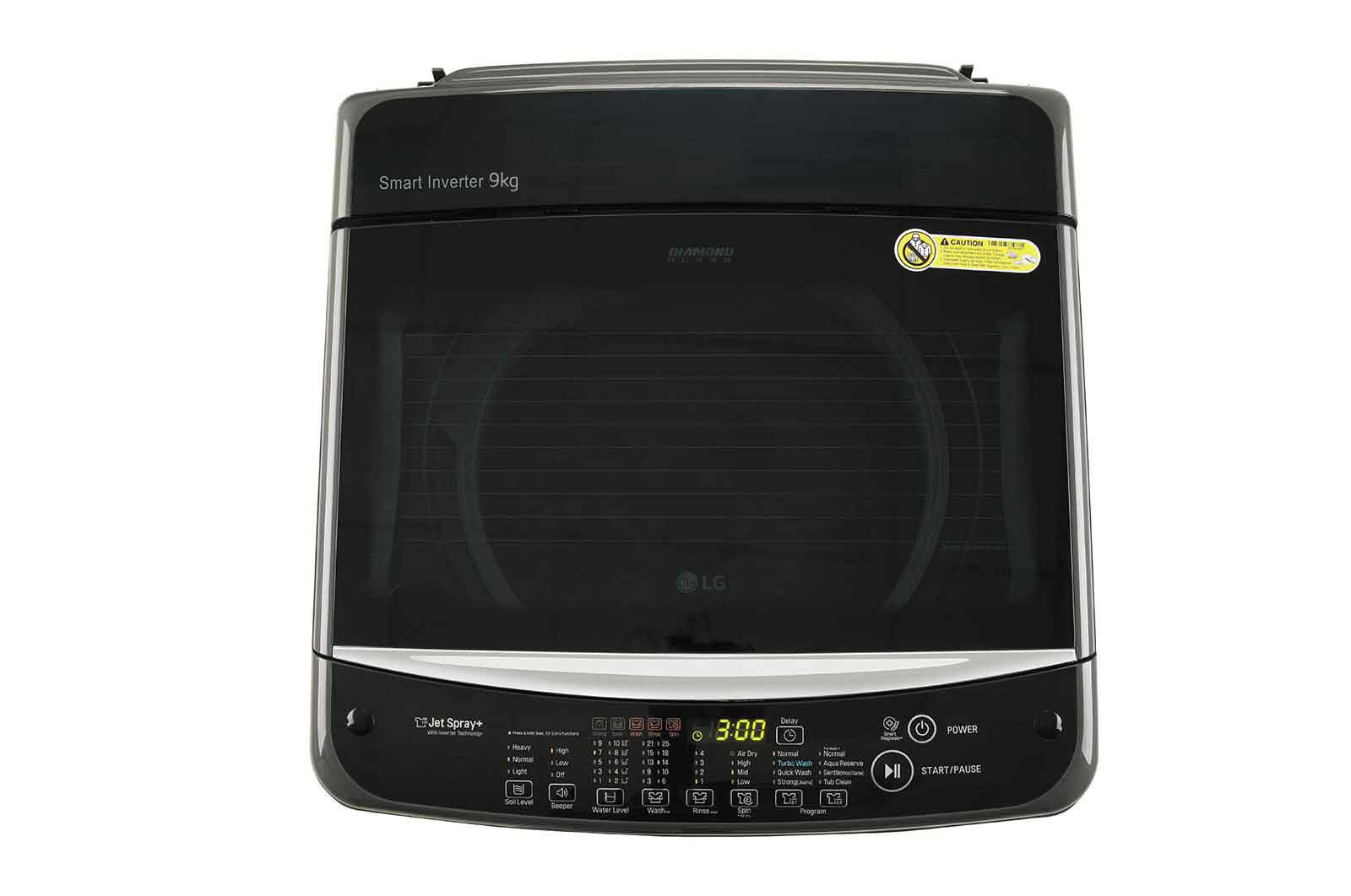 LG 9kg, Top Load Washing Machine in Middle Black | LG Nepal