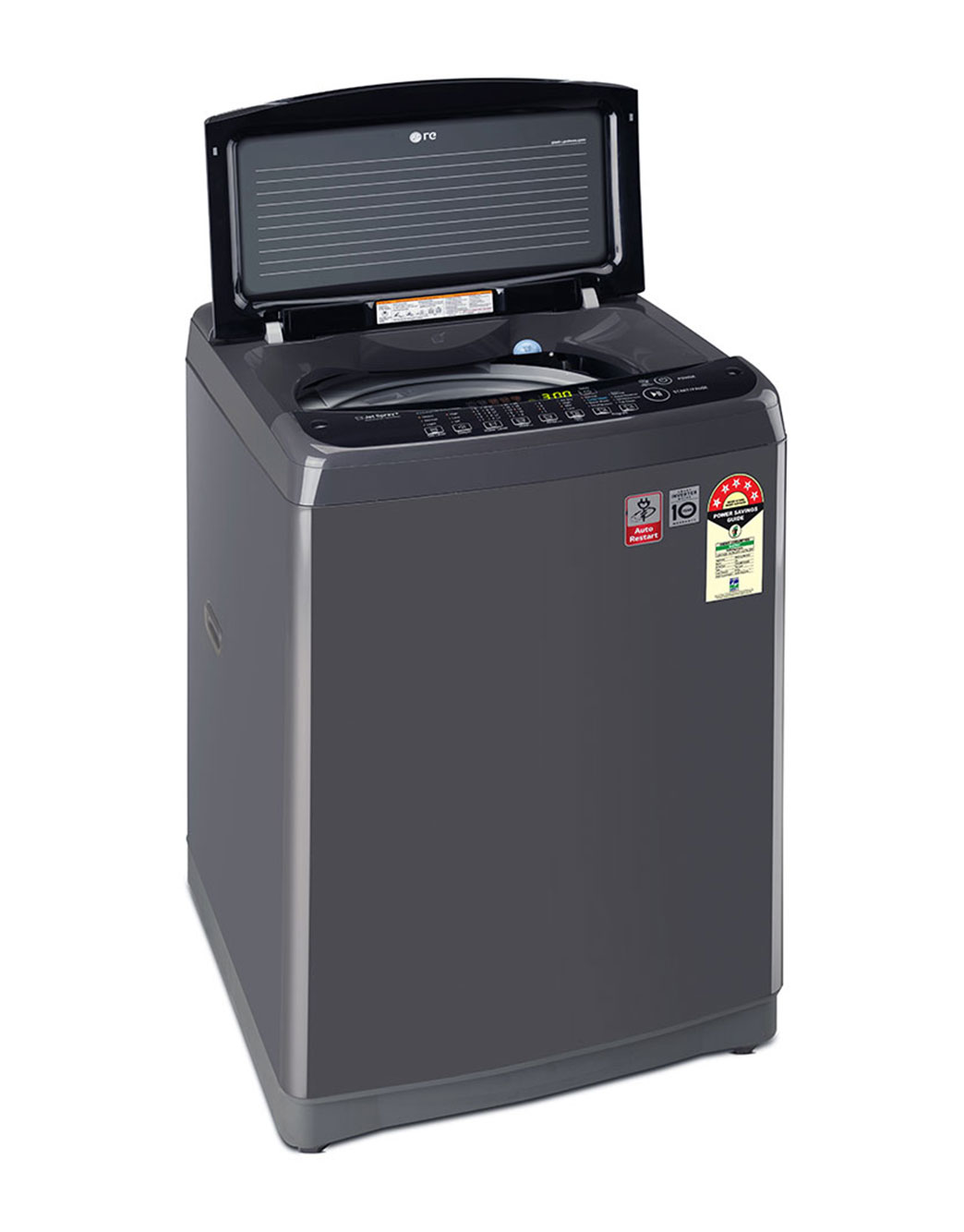 LG 8kg Top Load Washing Machines in Middle Black | LG Nepal