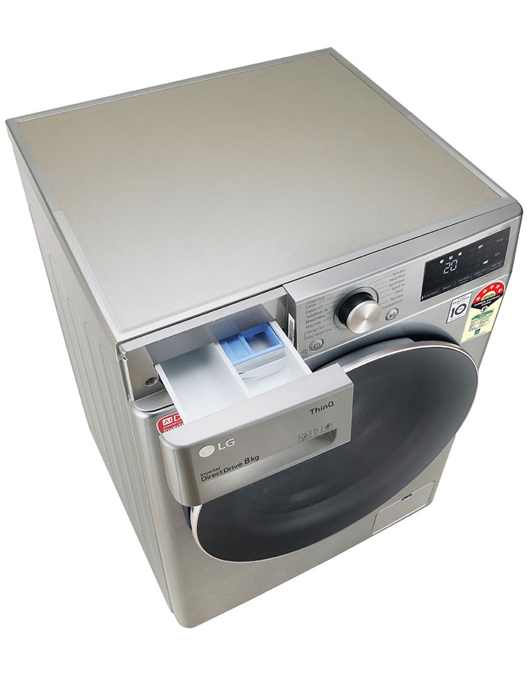 8KG AI DD™ Front Load Washing Machine in Silver | LG NP