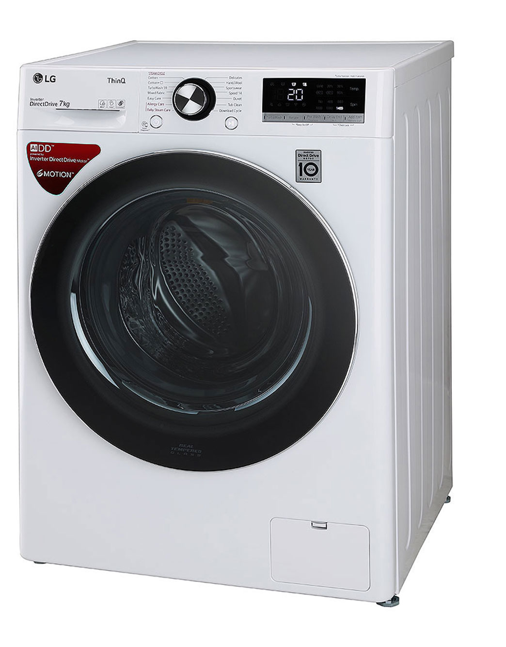 7KG AI DD™ Front Load Washing Machine in White | LG NP