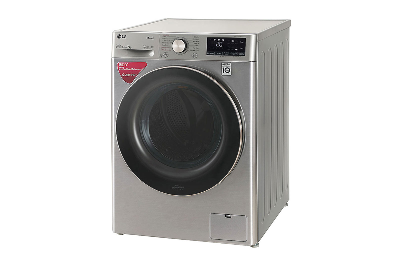 7KG AI DD™ Front Load Washing Machine in Silver | LG NP