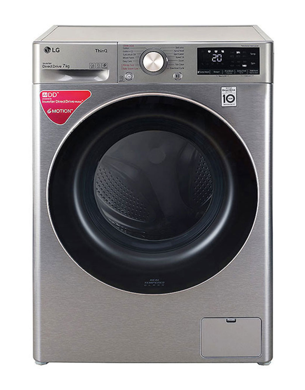 7KG AI DD™ Front Load Washing Machine in Silver | LG NP