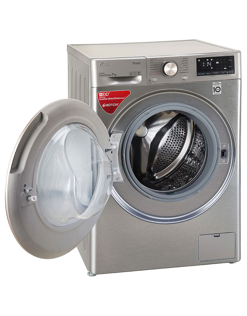 7KG AI DD™ Front Load Washing Machine in Silver | LG NP