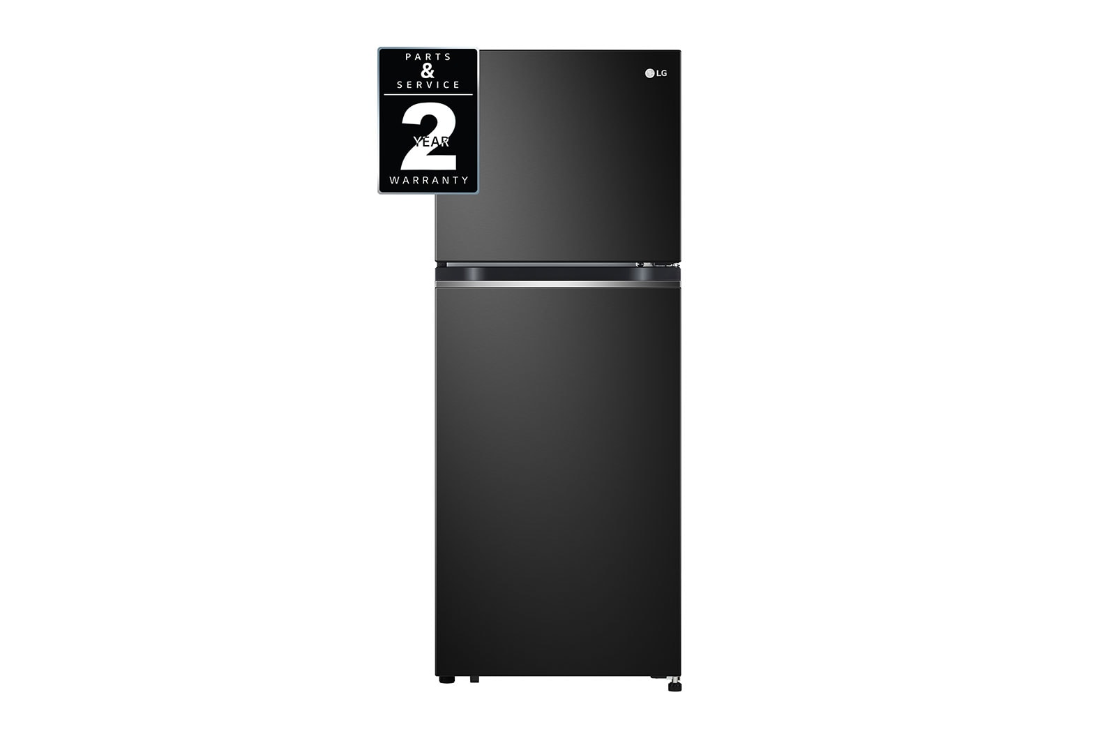 8.3 cu.ft Top Freezer Refrigerator in Black Steel | LG PH