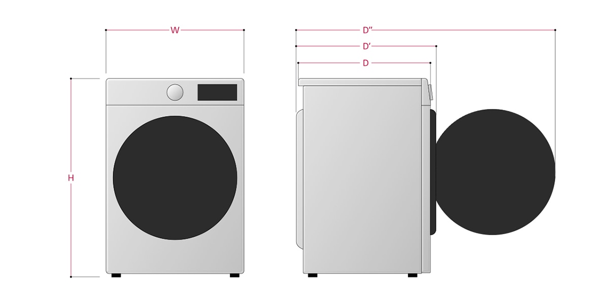 LG 6 KG Front Load Washing Machine | LG PH