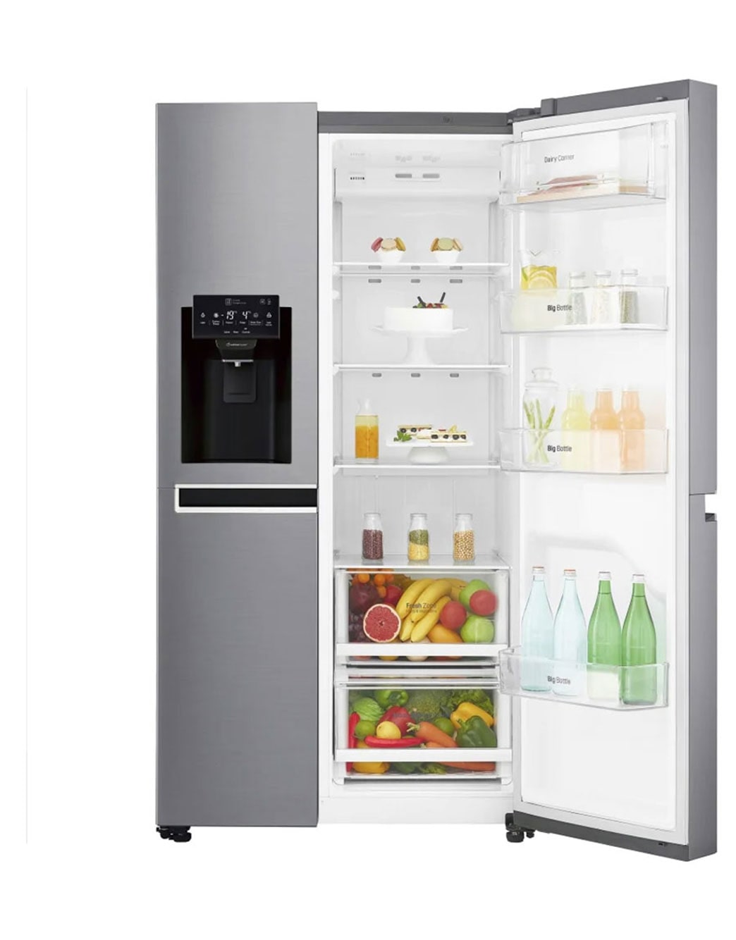 LG Frigider Side by Side | Clasa F | 601 L | Total No Frost | Compresor ...