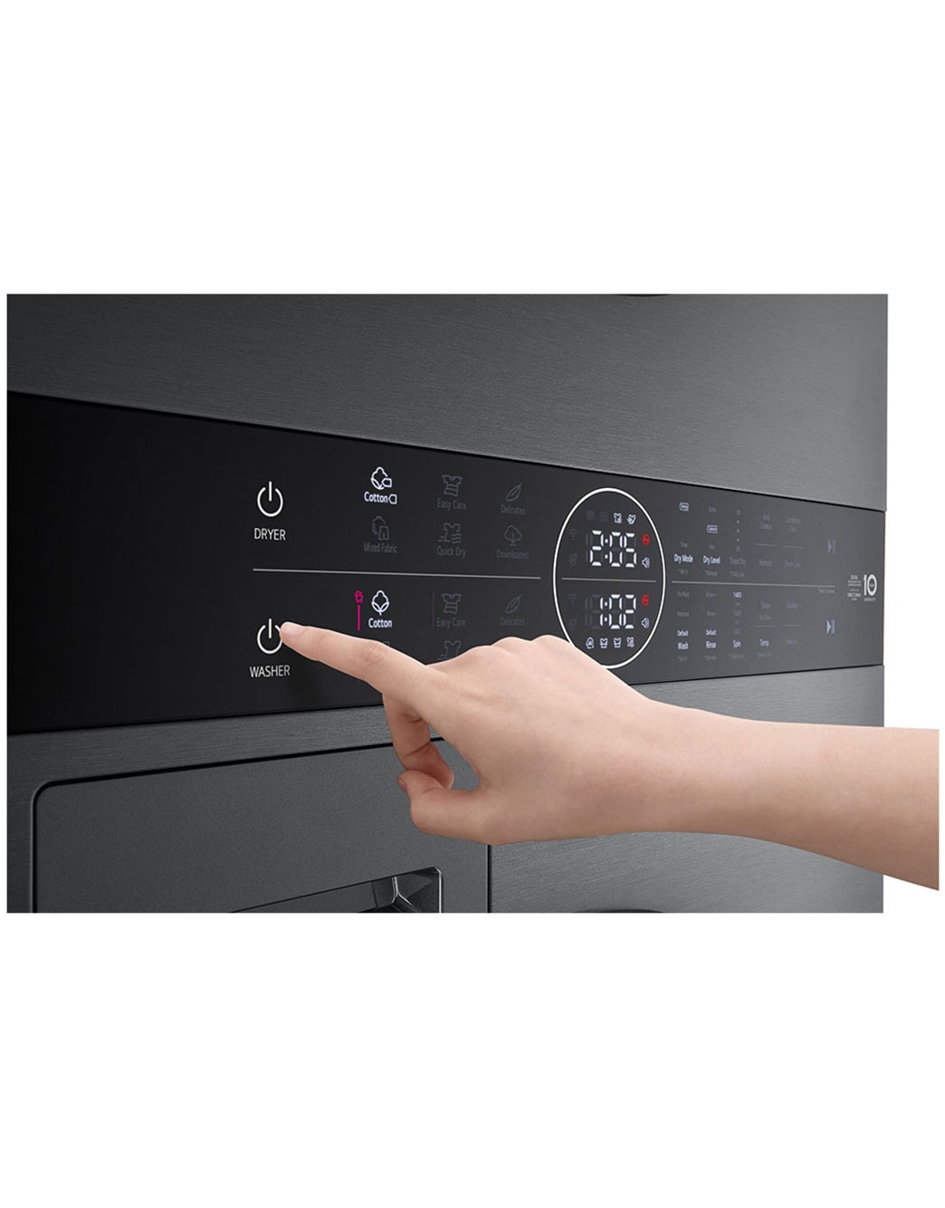 LG WashTower™, 12 kg / 10 kg, WT1210BBF, LG ROMANIA