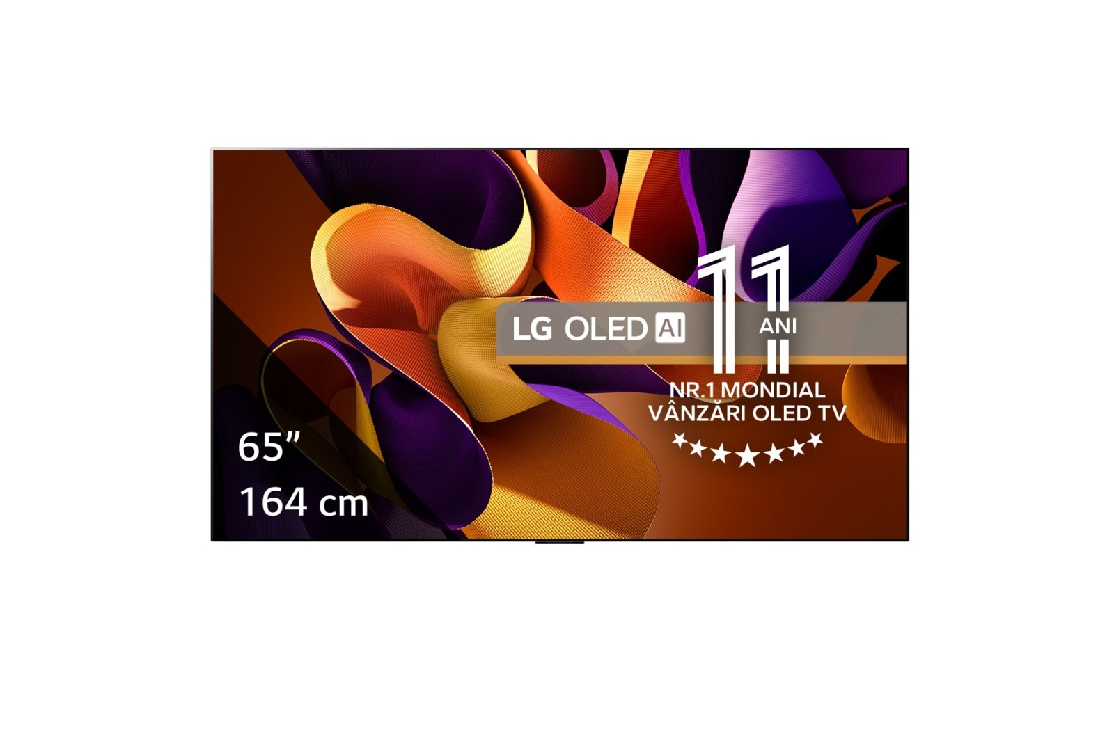 LG OLED evo AI G4 4K Smart TV 2024 65 inch - OLED65G42LW | LG România