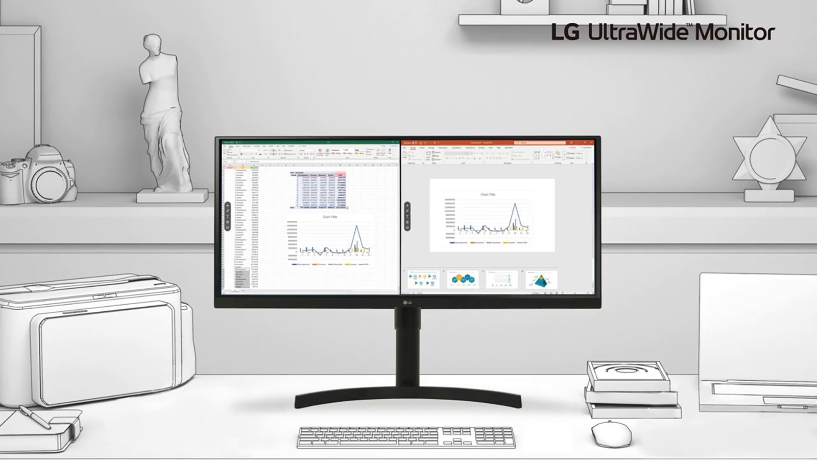 LG 34'' 21:9 UltraWide™ QHD IPS monitor s HDR 10 | LG Srbija