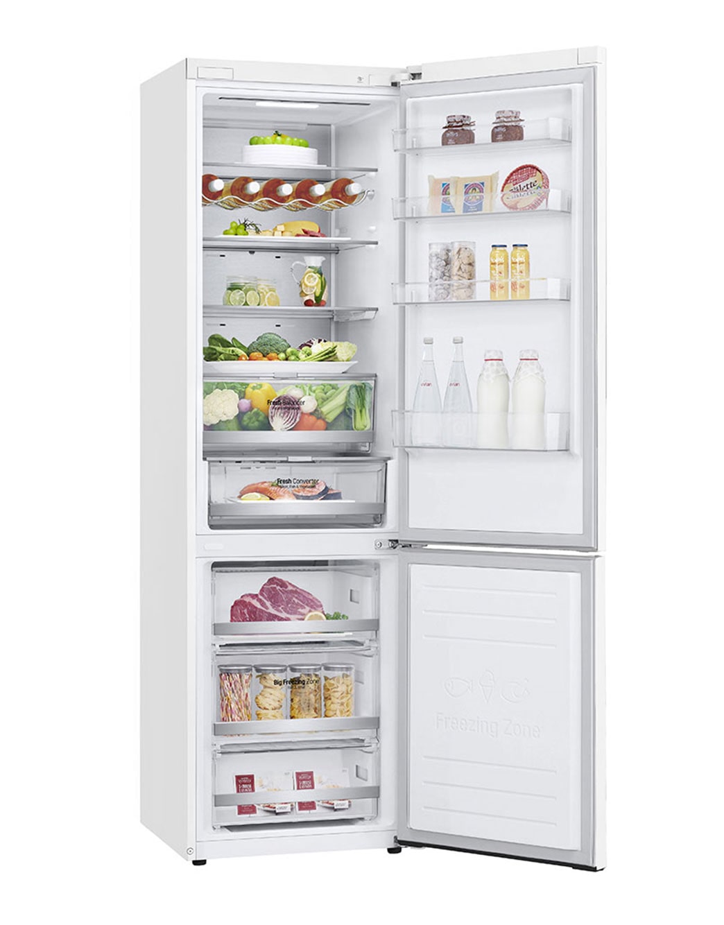 LG Kombinovani frižider sa donjim zamrzivačem | LG Srbija