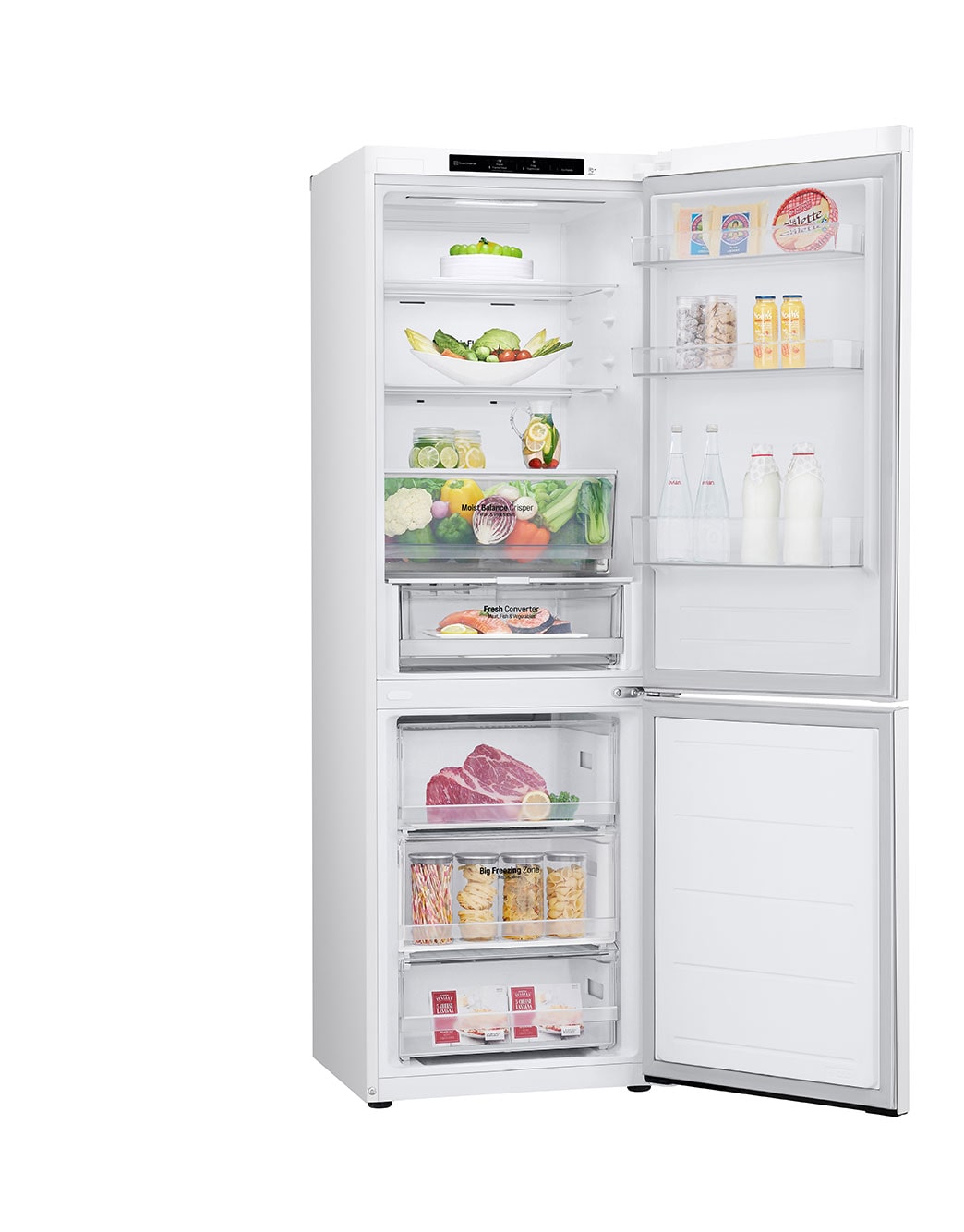 LG 344L Kombinovani frižider sa donjim zamrzivačem|LG Srbija