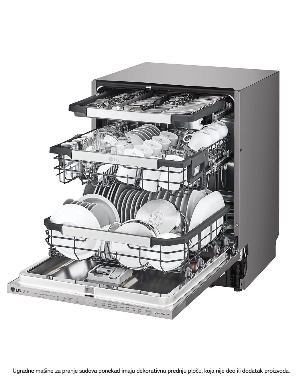 LG QuadWash Ugradne parna mašina za pranje sudova| LG Srbija