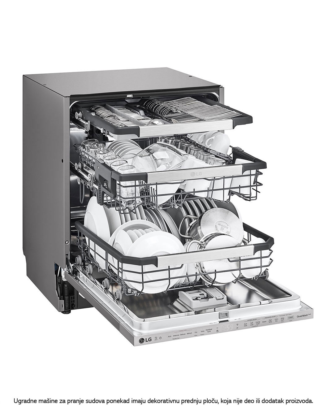 LG QuadWash Ugradne parna mašina za pranje sudova| LG Srbija