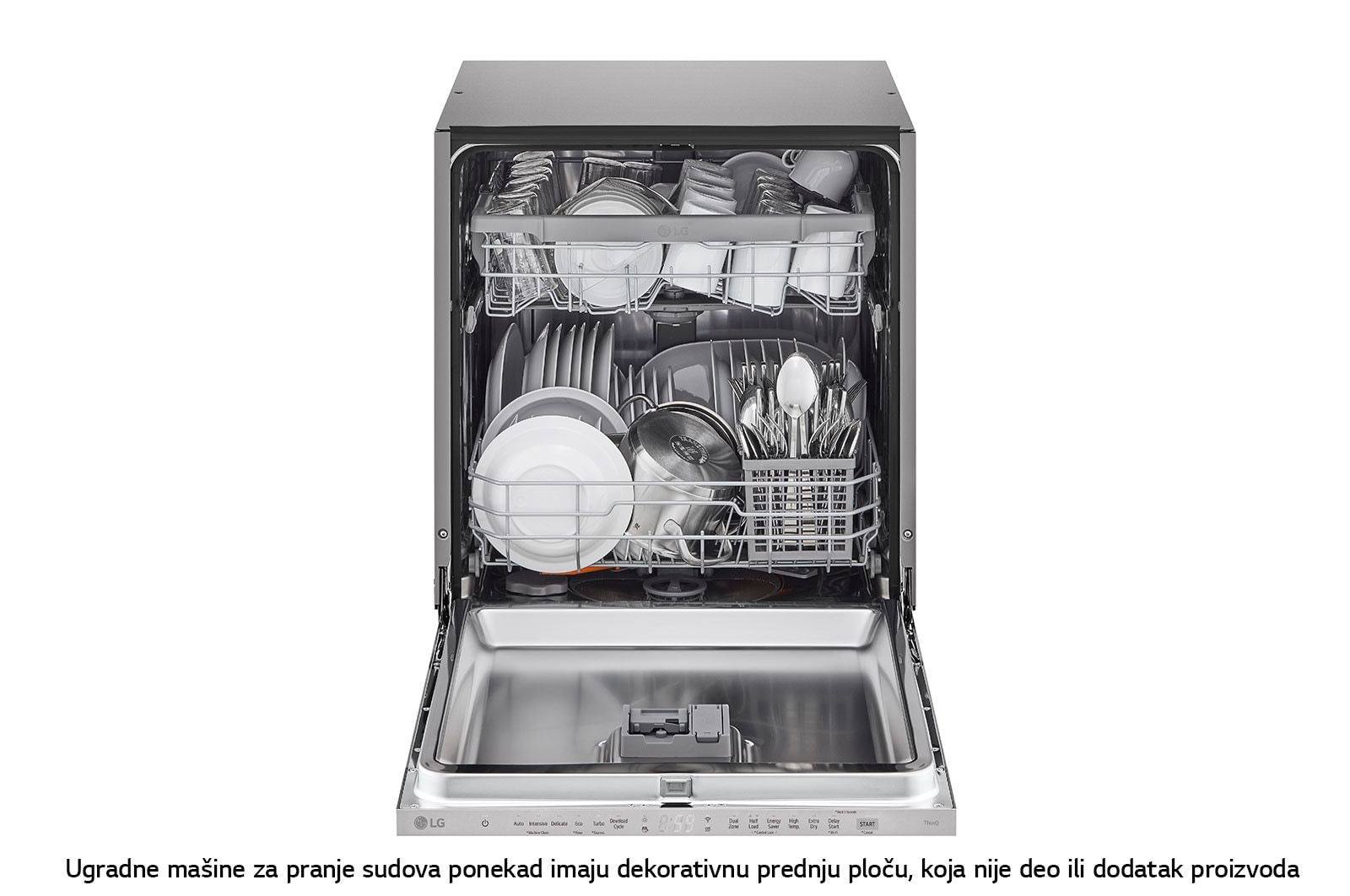 QuadWash™ Ugradne parna mašina za pranje sudova, set za 14 kompleta, ThinQ™ WiFi funkcija | LG ...