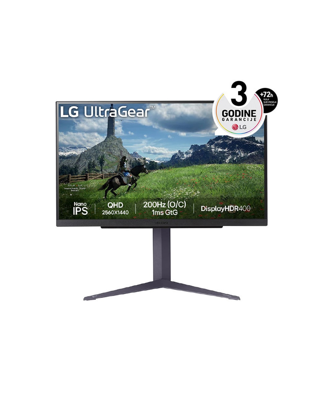 27'' UltraGear QHD Nano IPS monitor 27GS85Q-B | LG RS