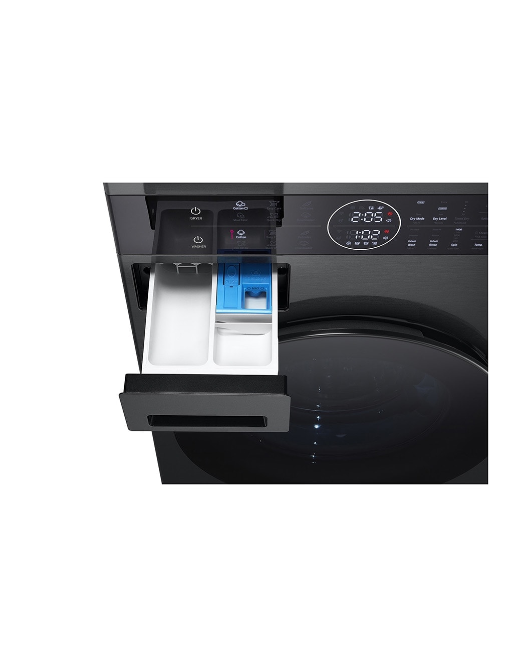 LG WashTower 12/10 kg, Steam WT1210BBF | LG RS