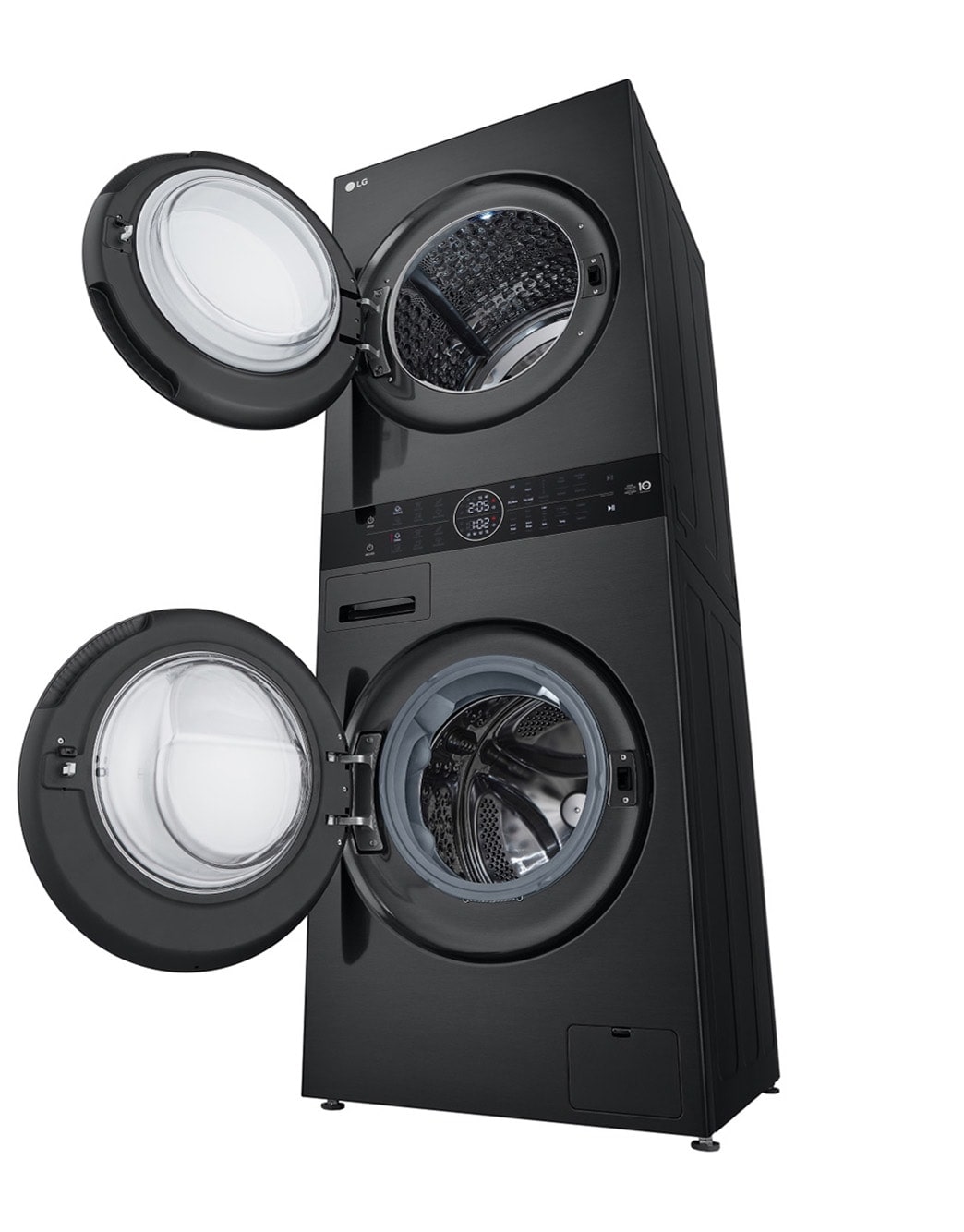 LG WashTower 12/10 kg, Steam WT1210BBF | LG RS