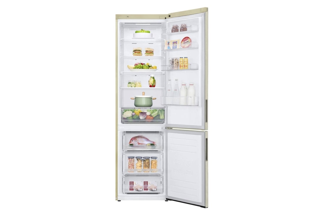 Холодильник LG GA-B509CESL | DoorCooling⁺ | 419л | Бежевый: где купить ...