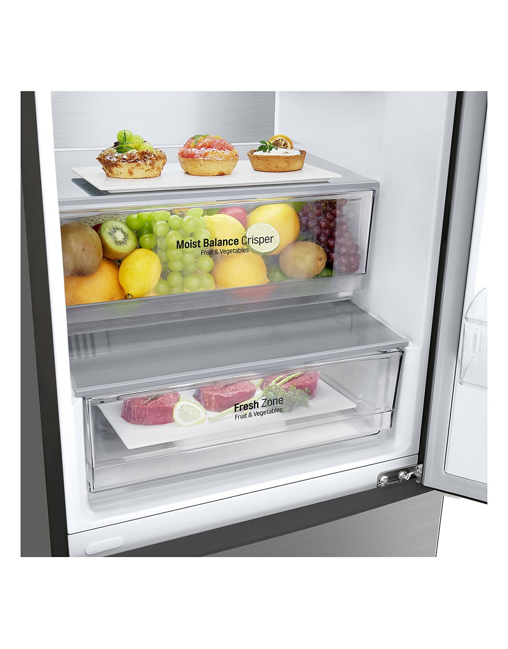 Холодильник LG GA-B509CMQM с технологией DoorCooling | LG RU