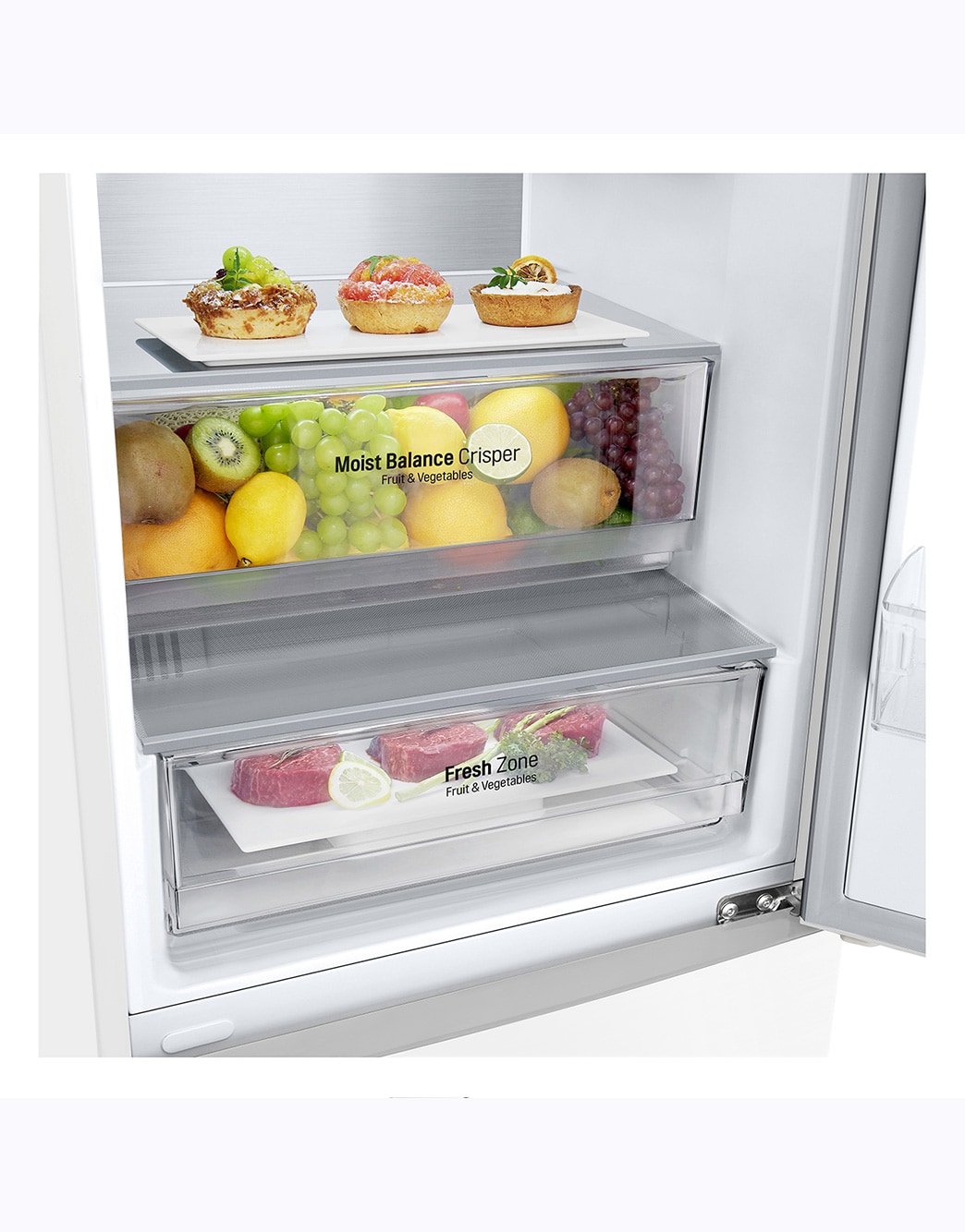 Холодильник LG GA-B509CVQM с технологией DoorCooling | LG RU