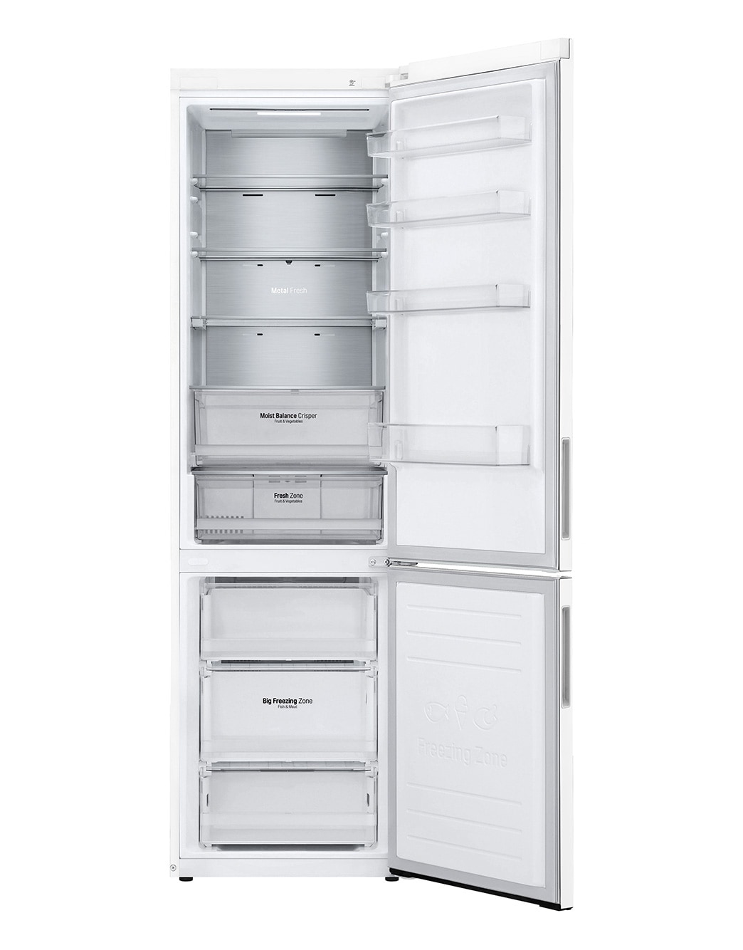 Холодильник LG GA-B509CVQM с технологией DoorCooling | LG RU