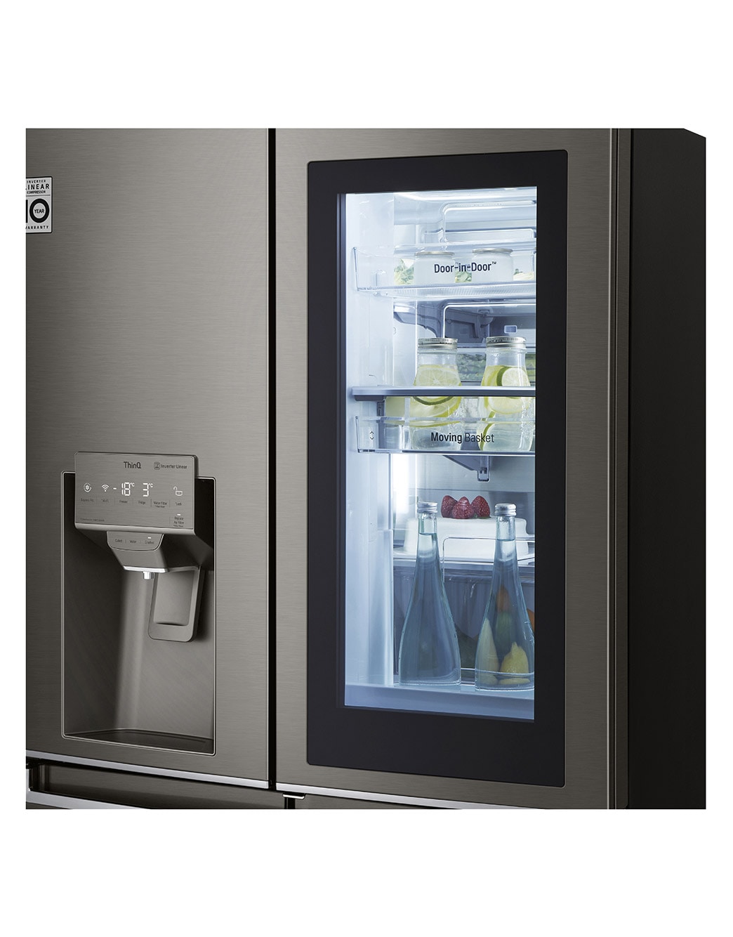 Холодильник LG GR-X24FMKBL - купить, цены, отзывы | LG RU
