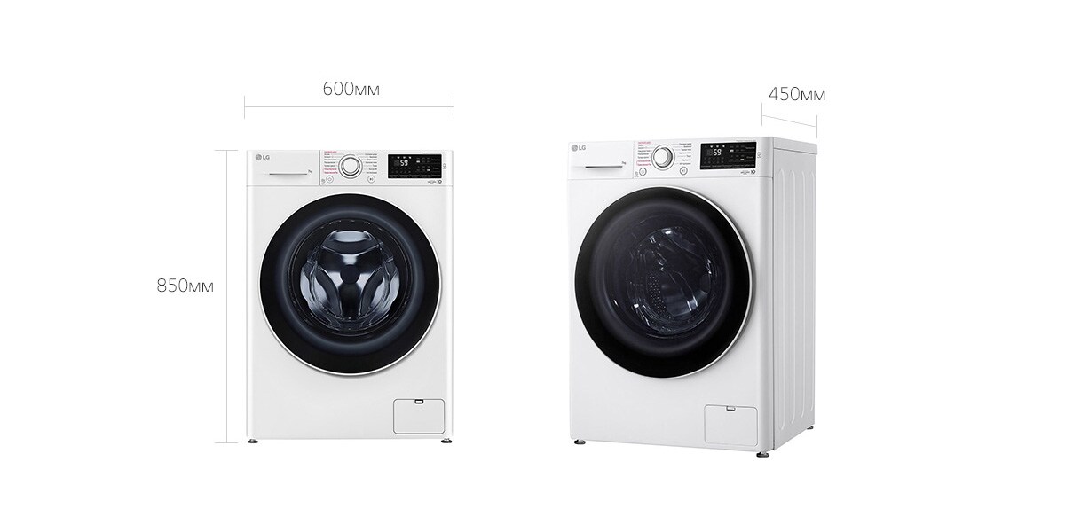 Стиральная машина LG F2J6HSFW c функцией пара | LG RU