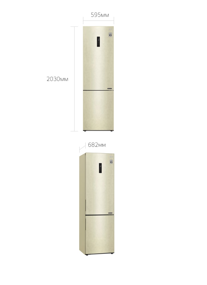 Холодильник LG GA-B509CESL - купить, цены, отзывы | LG RU