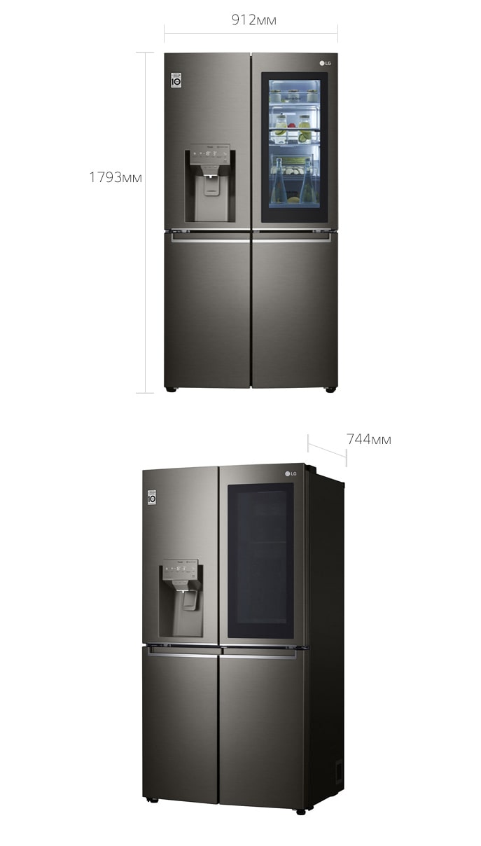 Холодильник LG GR-X24FMKBL - купить, цены, отзывы | LG RU