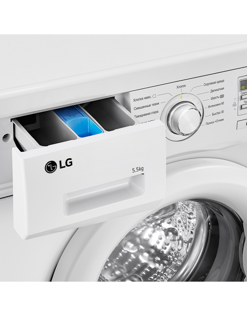 Узкая стиральная машина LG F10B8MD c прямым приводом | LG RU