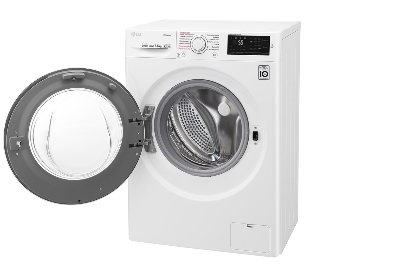 Узкая стиральная машина LG F2J6WS0W c функцией пара | LG RU