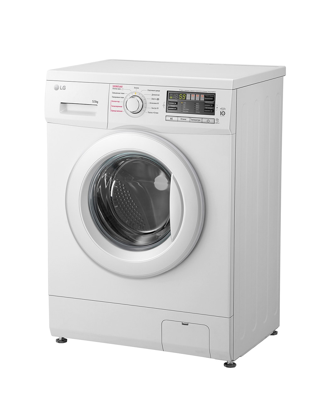 Узкая стиральная машина LG F1096MDS0 c функцией пара | LG RU