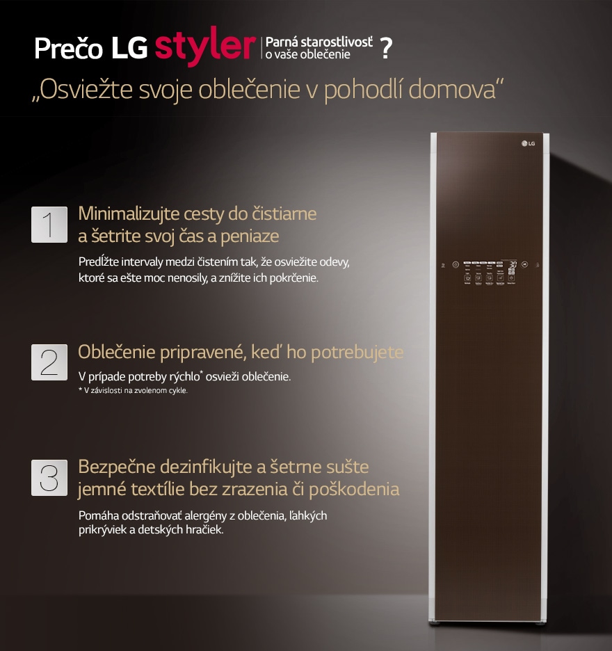 Styler LG S3RERB – LG Slovenská republika