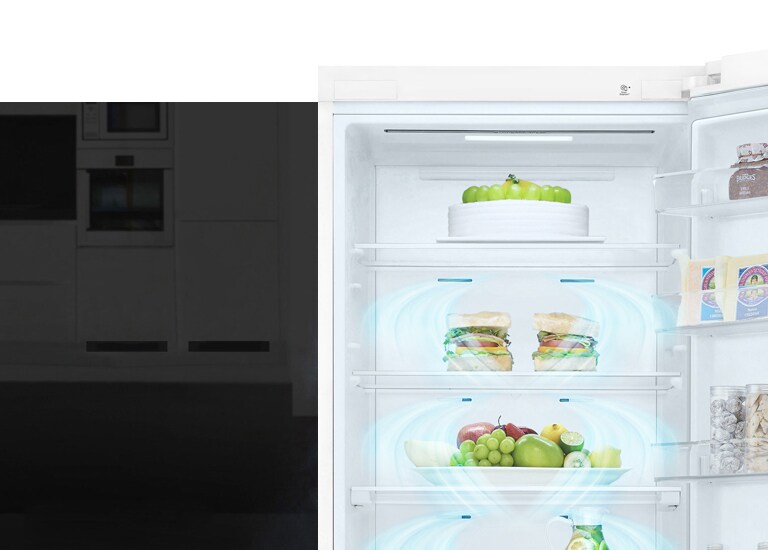 LG 384 л| Холодильник з нижньою морозильною камерою | DoorCooling+ ...