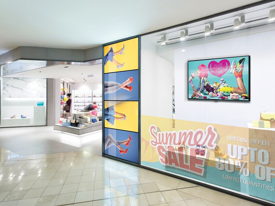 Retail Signage & Window Displays | Vertical Markets Solutions | LG US ...