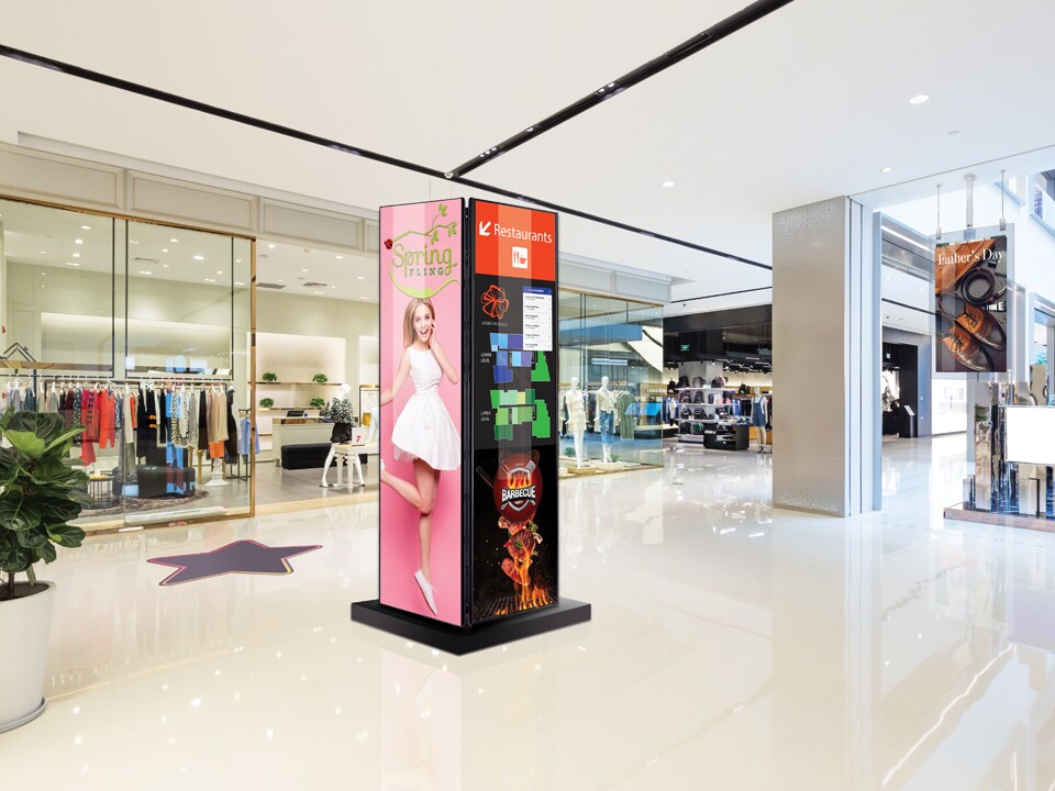 Retail Signage & Window Displays | Vertical Markets Solutions | LG US ...