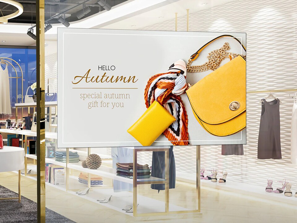 Retail Signage & Window Displays | Vertical Markets Solutions | LG US ...