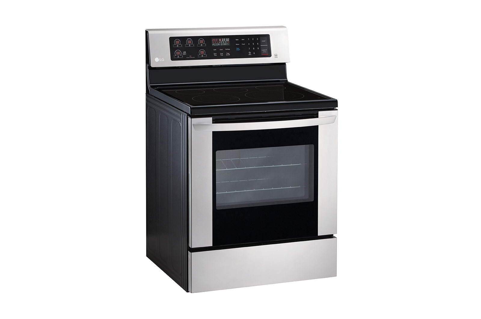 LG LRE3060ST: 6.3 cu. ft. Electric Single Oven Range with EasyClean ...