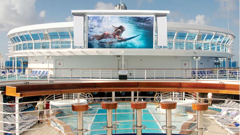 Cruise Ship LED Displays and Digital Signage | LG US Business