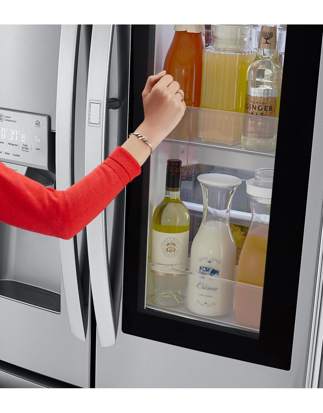 LG LFXS26596S: 26 cu. ft. Smart wi-fi Enabled InstaView™ Door-in-Door ...