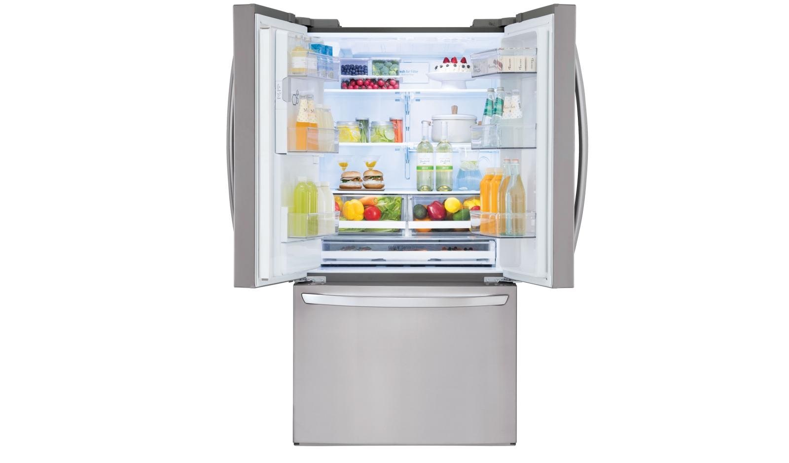 LG LFXS28968S: 28 cu.ft. Smart wi-fi Enabled French Door Refrigerator ...