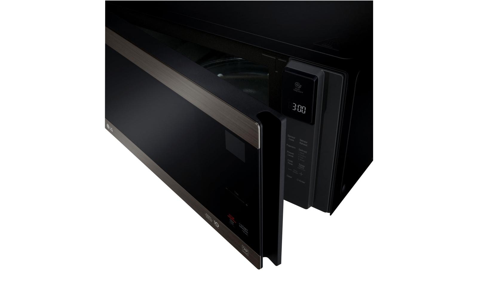 LG LMC1575BD: Black Stainless Steel Series 1.5 cu. ft. NeoChef ...
