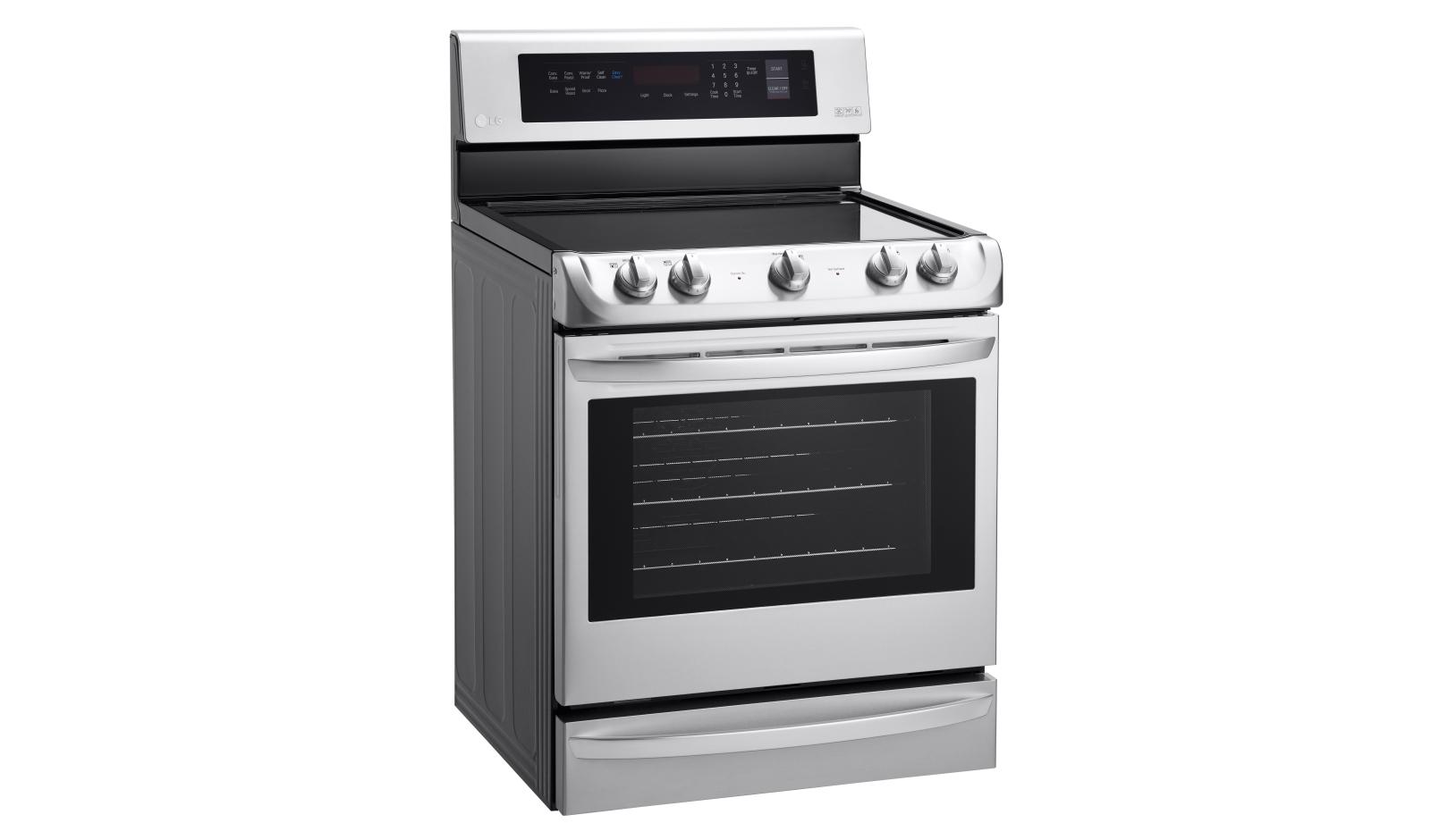LG LRE4213ST: 6.3 cu. ft Electric Single Oven Range with ProBake ...