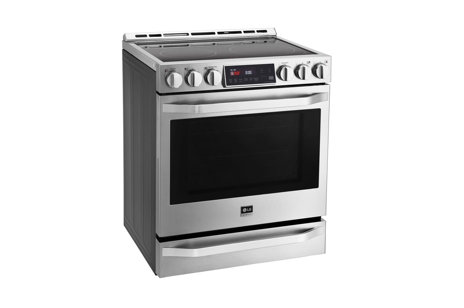 LG LSSE3026ST: STUDIO 6.3 cu. ft. Electric Single Oven Slide-In-range ...