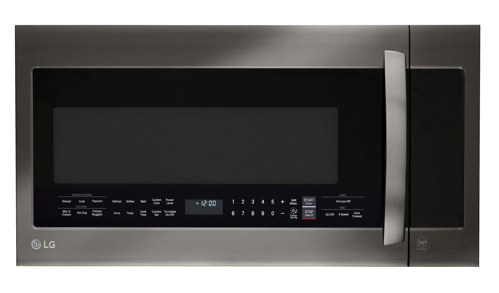 LG LMVM2033BD: 2.0 cu. ft. Over-the-Range Microwave Oven with EasyClean ...
