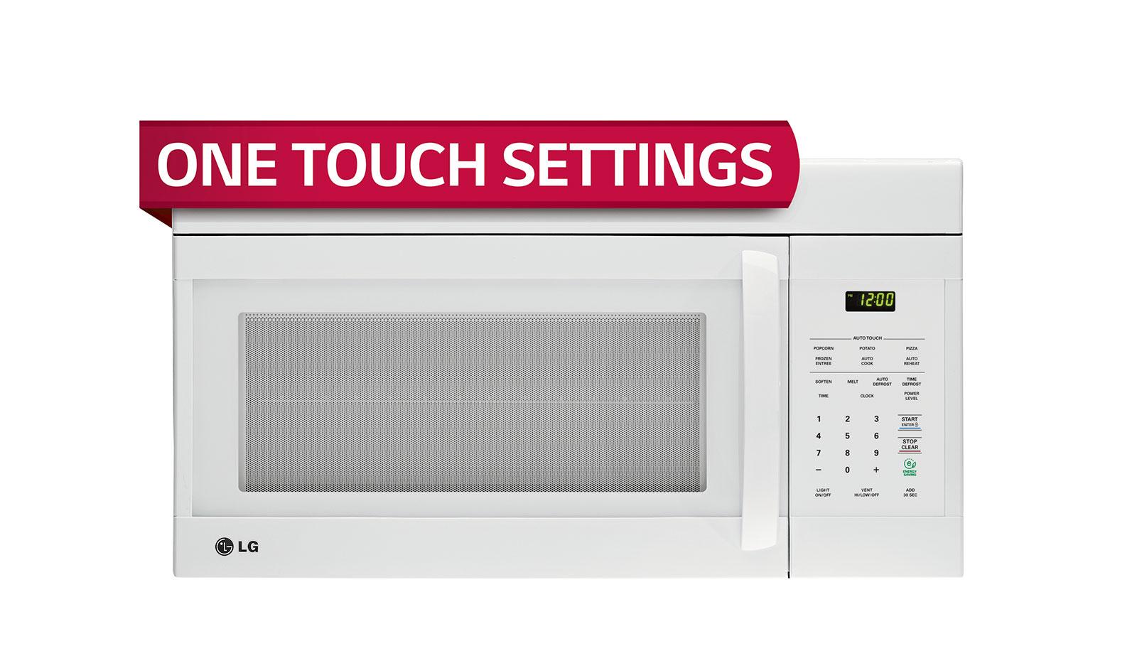 LG LMV1683SW: Non-Sensor Over the Range Microwave Oven | LG USA