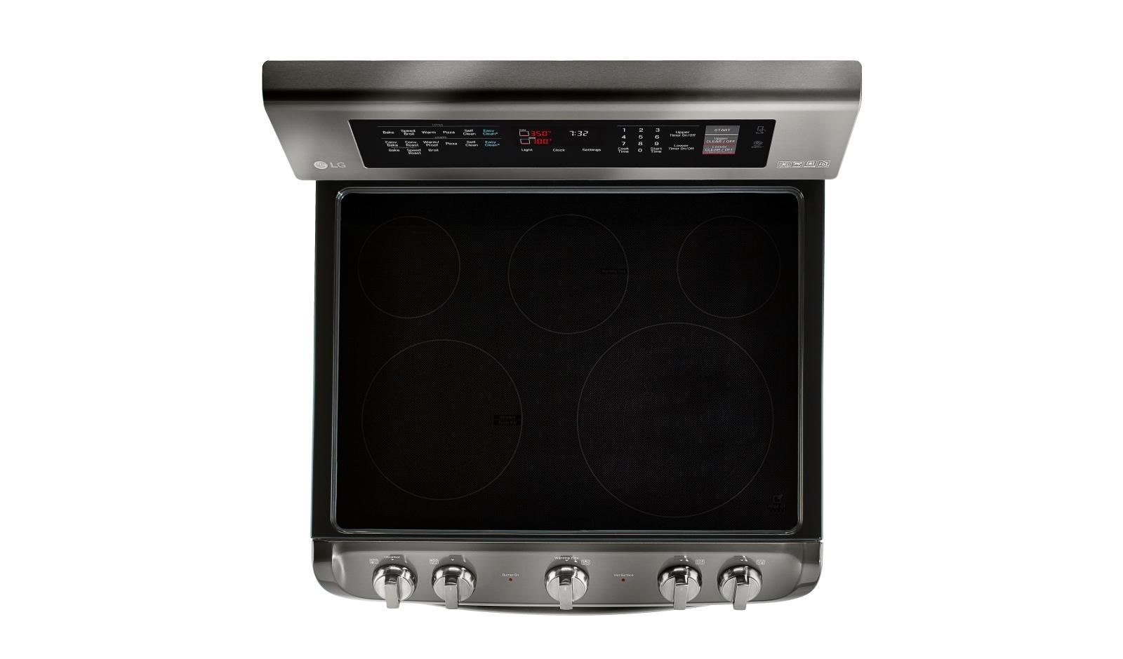 LG LDE4415BD: 7.3 cu. ft. Electric Double Oven Range with ProBake ...