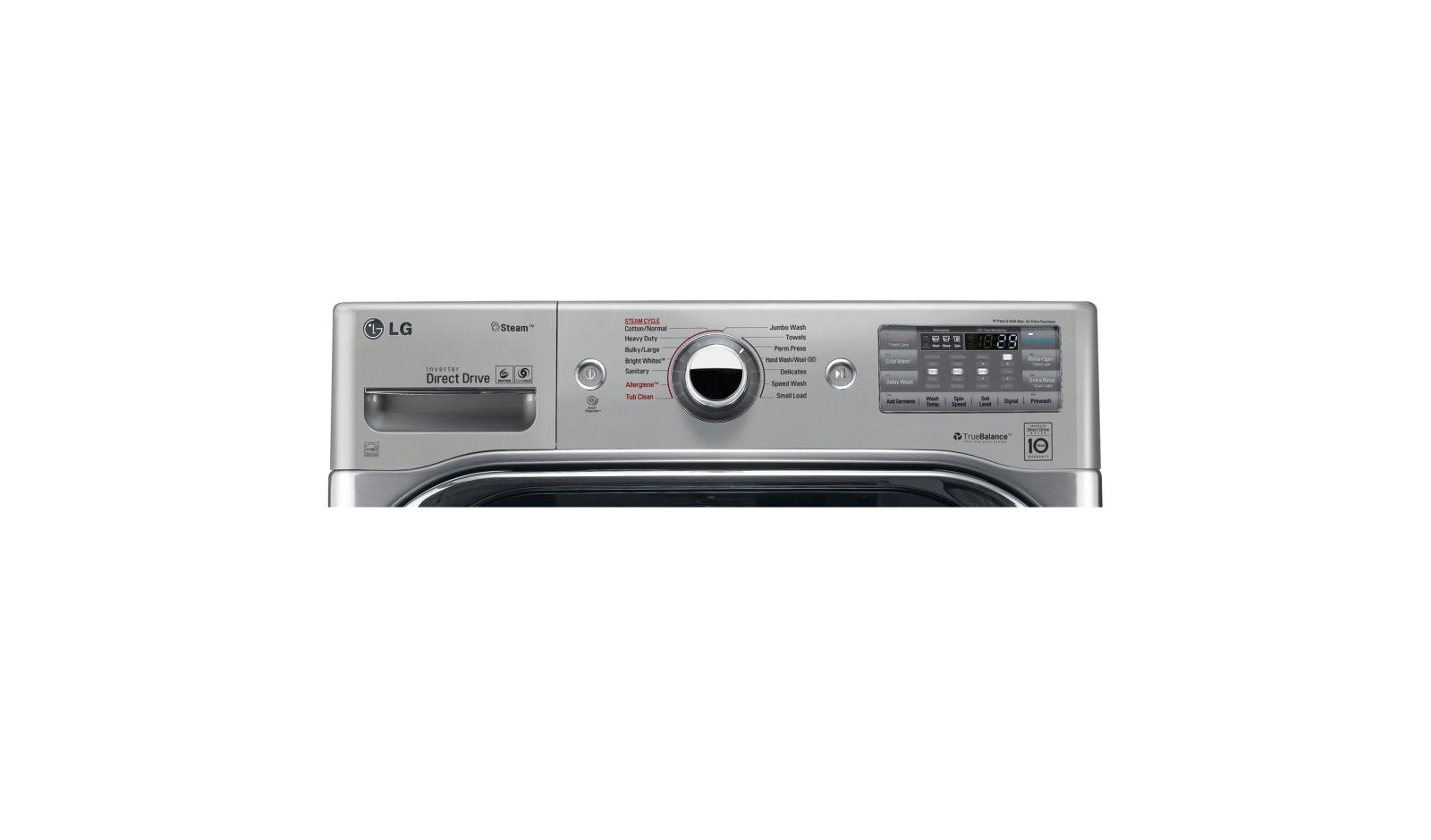 LG WM8100HVA: 5.2 cu. ft. Mega Capacity TurboWash® Washer with Steam ...