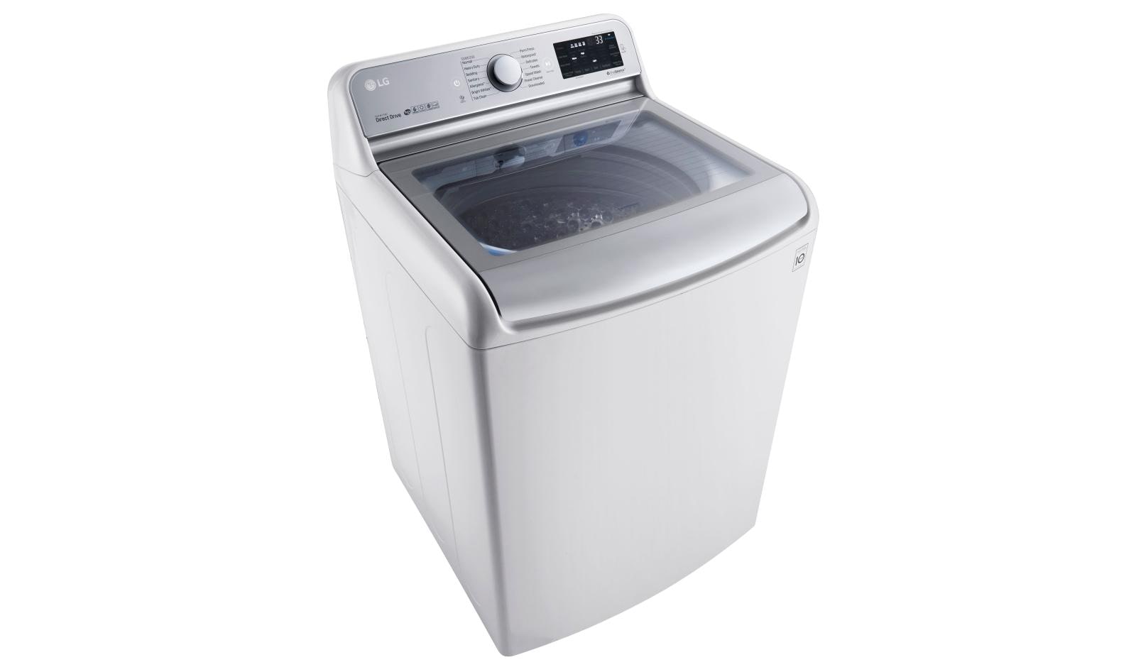 LG WT7700HWA: 5.7 cu.ft. Mega Capacity Top Load Washer With TurboWash ...